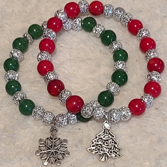 Jewelry | Handmade Christmas Bracelets | Poshmark